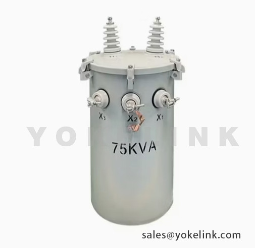 75KVA CSA C2.2-06 Single Phase Transformer With Radiator For Industrial ...