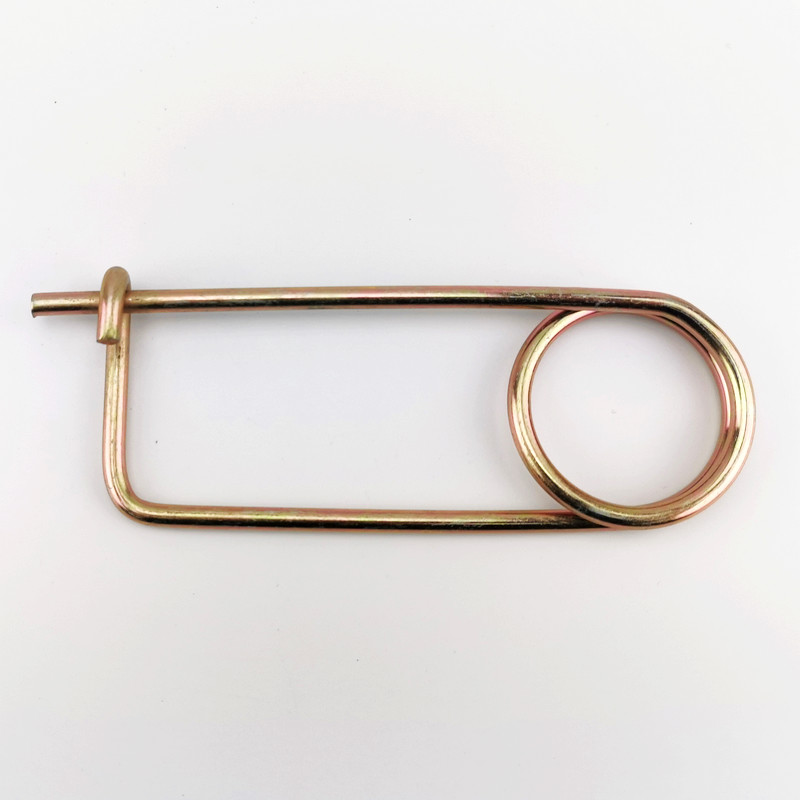 Zinc plating Spring Wire Coiled Tension Safety Pin, Safety Pin Wire