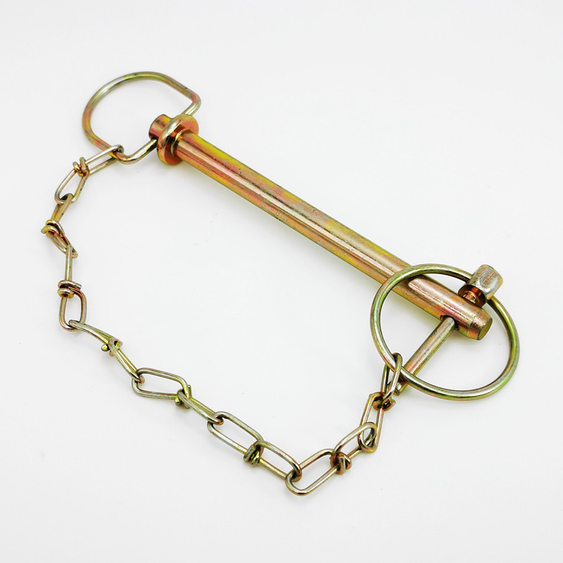 Swivel Handle Forged Hitch pins 1/2" with lynch pin for farm Tractors ...