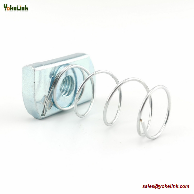 Carbon Steel M10 Strut Nut Spring Channel Nut For solar mounting fastener