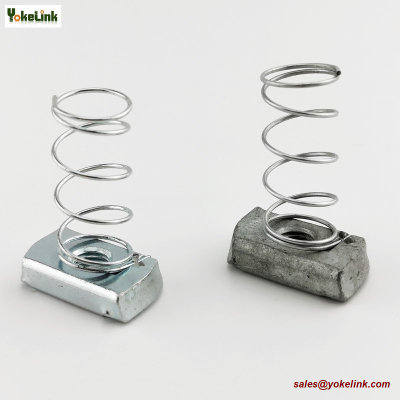Galvanized Steel 5/16" Strut Nut HDG Spring Channel Nuts 5/16 inch
