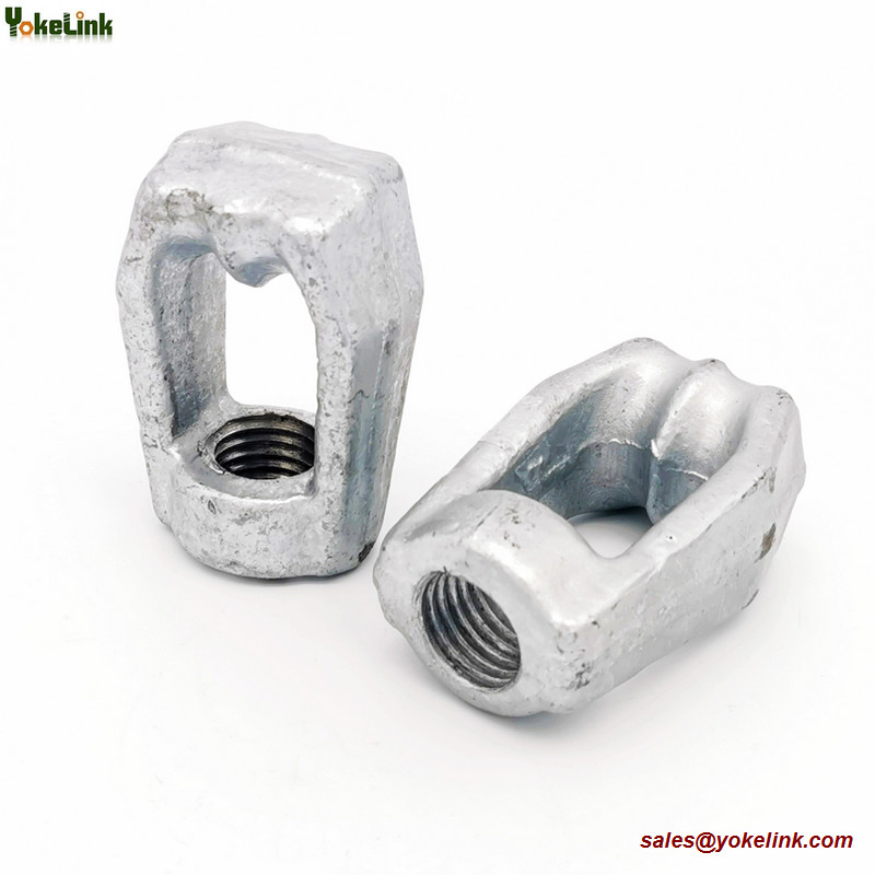 Double Thimble Eye Nut 1" Twin Eye Nut for Overhead Line Fitting