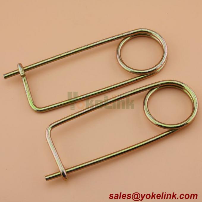 Zinc plating Spring Wire Coiled Tension Safety Pin, Safety Pin Wire