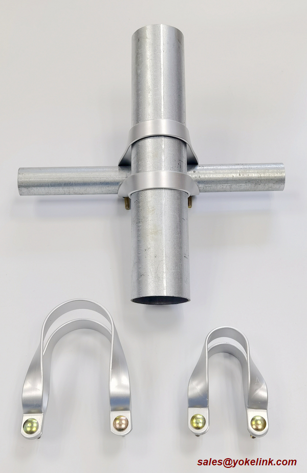 Greenhouse Aluminum Friction Clip Snap Clamp 1-3/8"