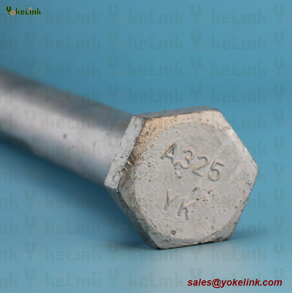 M16 ASTM F3125M Grade A325M Hot Dipped Galvanized Steel Structural Bolt ...