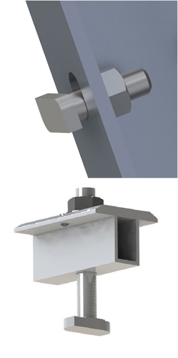 Stainless Steel 304 316 T Bolt For Solar System Mounting