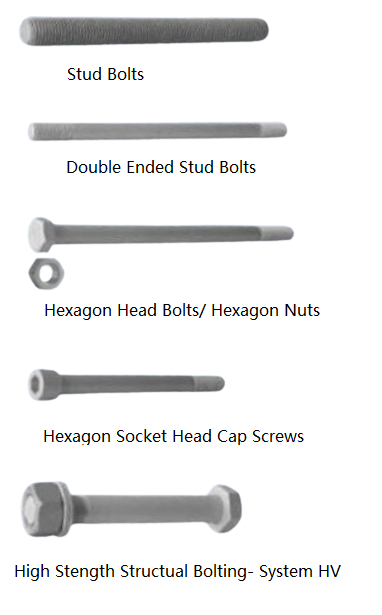 Heavy Hex High Strength Hexagonal Bolts IS4014/4017 For Wind Turbine ...